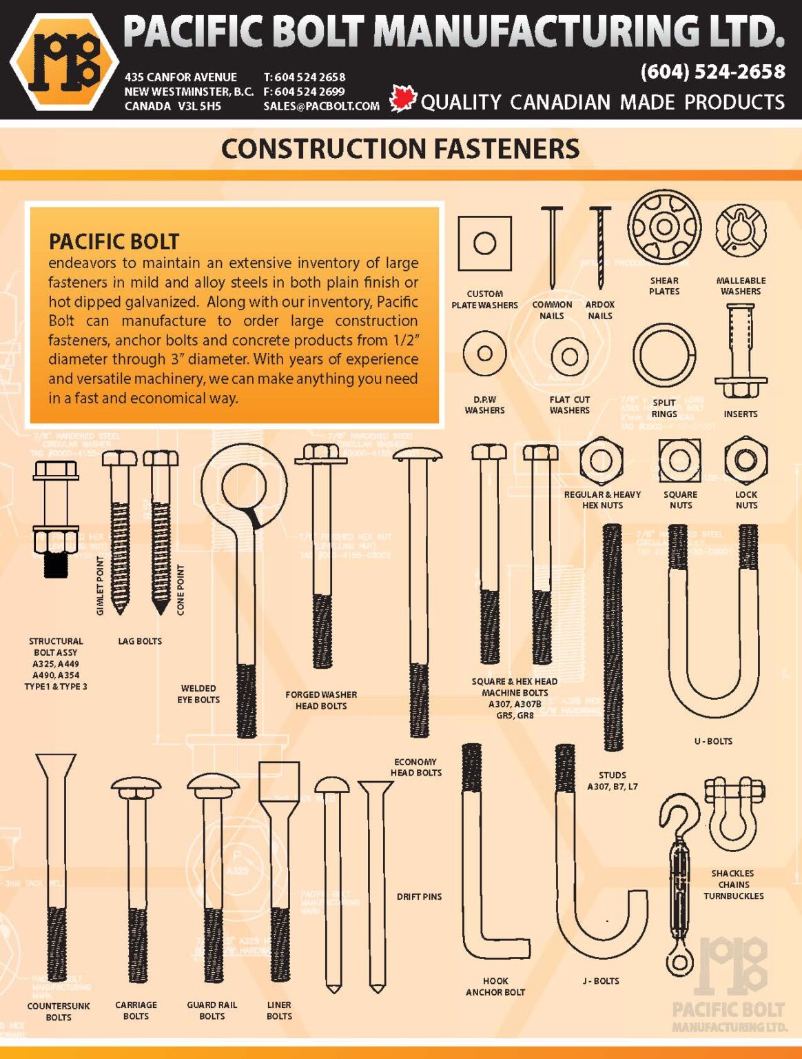 Manufacturing - Pacific Bolt Manufacturing